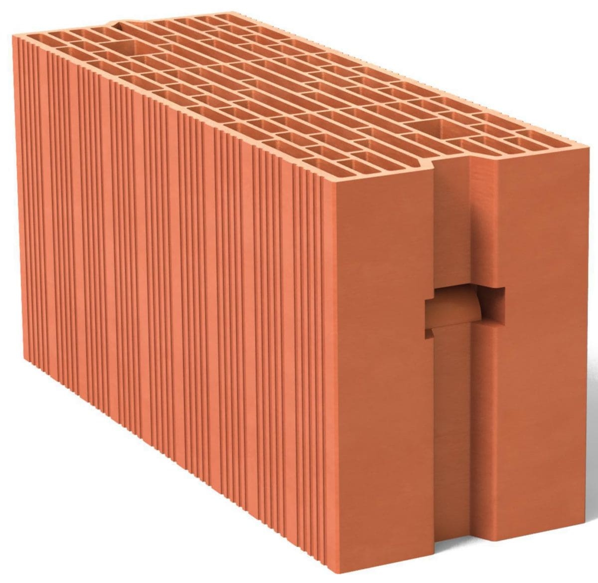 Brique de mur bgv 3+, terre cuite, r=1,07, L.56 x l.20 x ht.27,4 cm | Thomas Sograma Matériaux