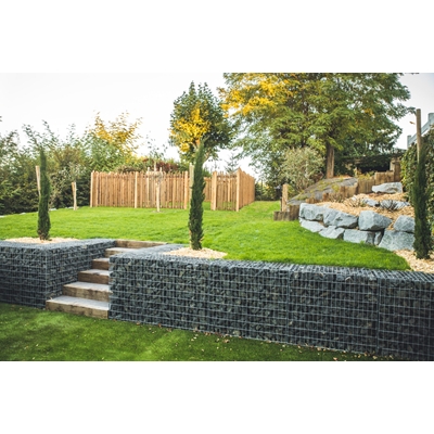 Pierre à gabion, basalte noire, calibre 80 - 150 mm | Thomas Sograma ...