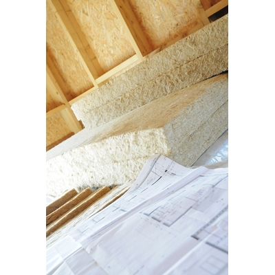 Panneau d'isolation en fibre de bois, Flex 55, semi rigide, 122 x 58 cm ...